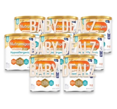 8 Cans Nutramigen Infant Baby Formula Powder 12.6oz EXP: 05/01/2025+ | eBay