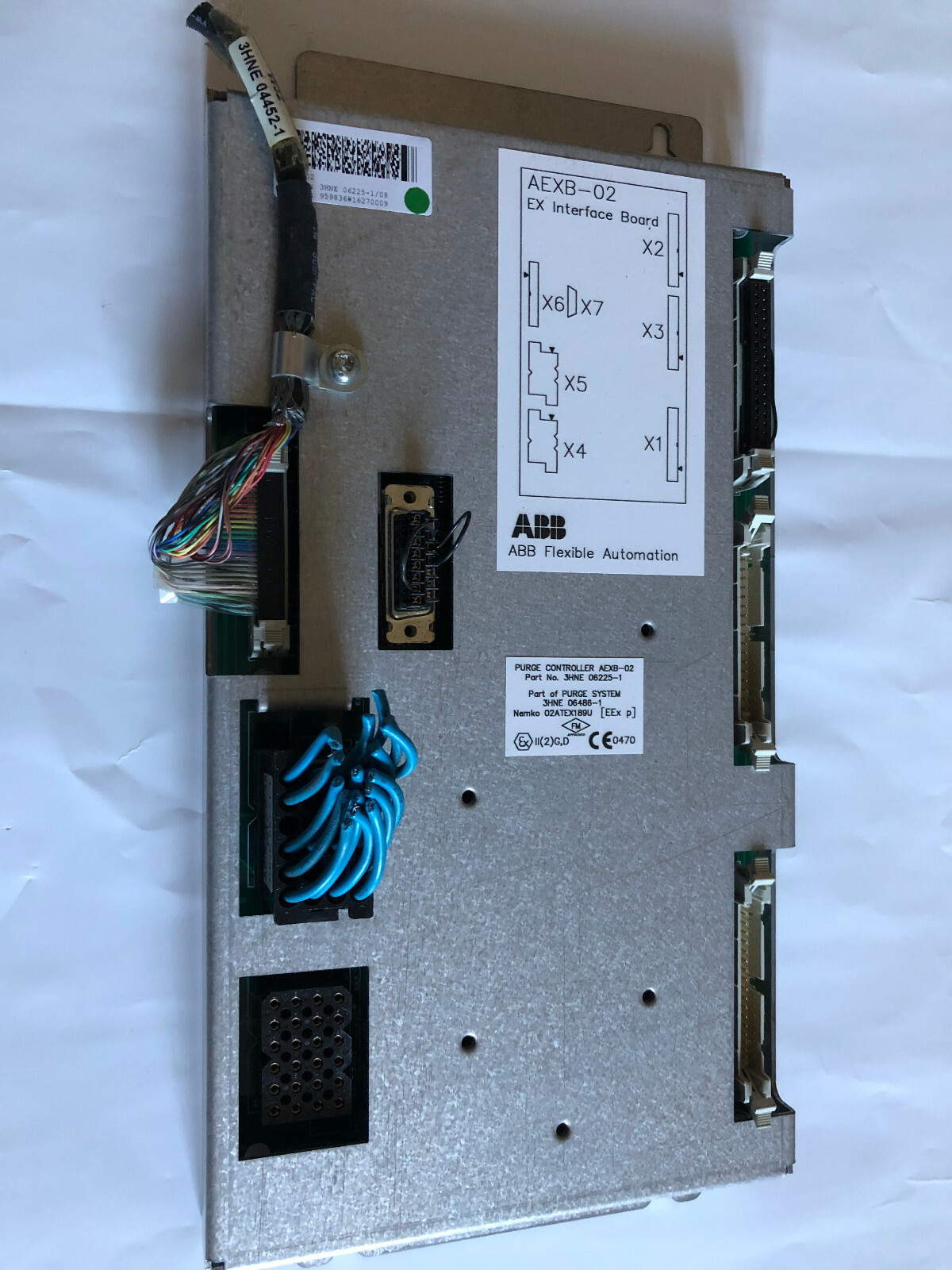 ABB 3HNE 06225-1 PURGE CONTROLLER,ABB 3HNE 06225-1/08,3HNE-06486-1,AEXB ...