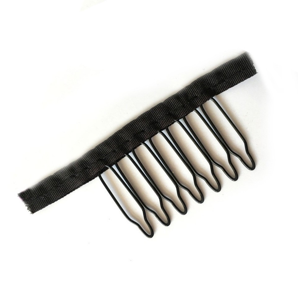 36 Pcs Snap Hair Clips Cradle Cap Comb Steel Tooth Wig Combs for Caps ...