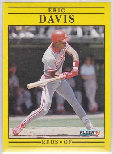 M) 1991 Fleer Baseball Trading Card - Eric Davis #61 | eBay
