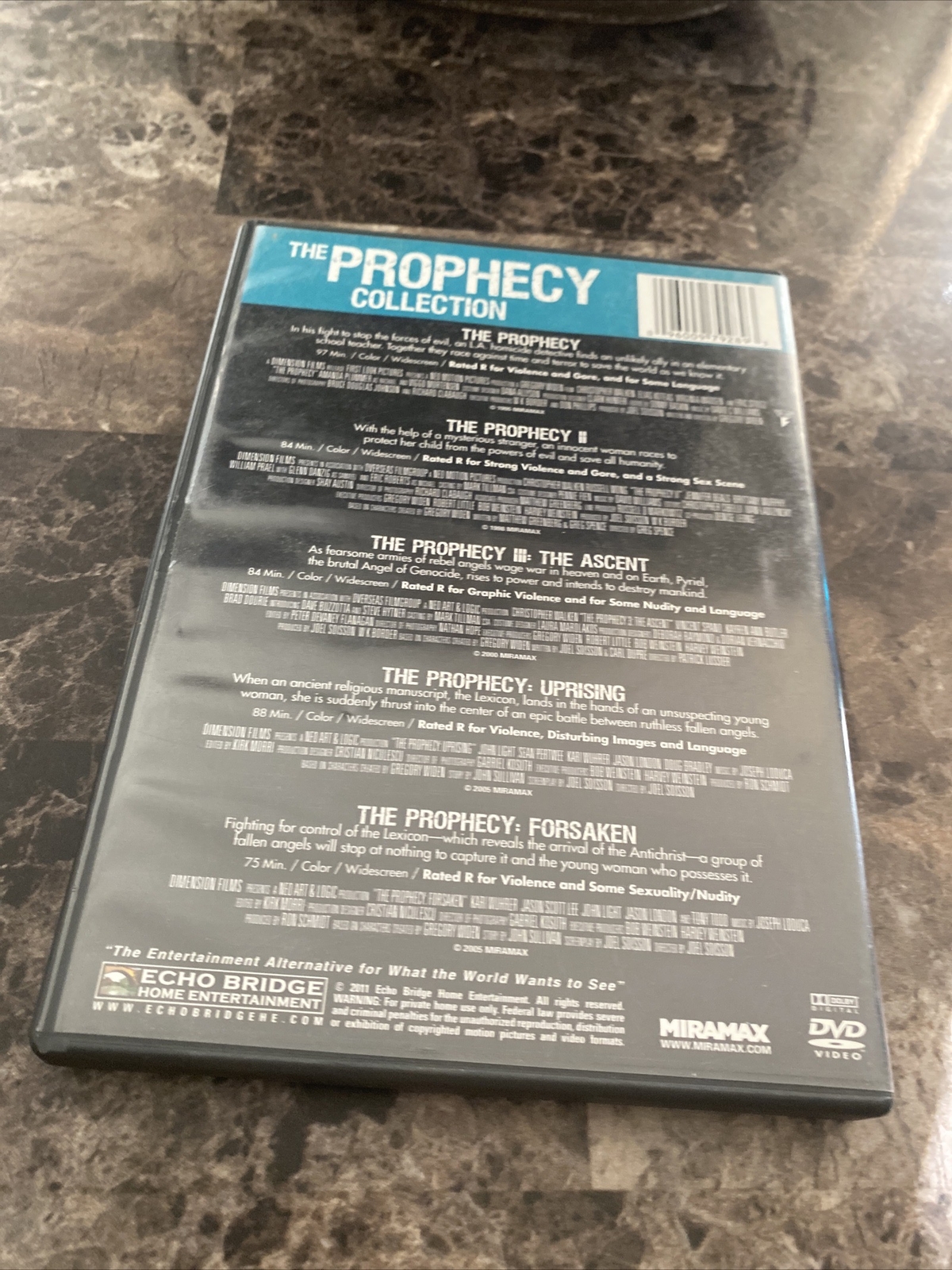 The Prophecy - The Complete Collection (2-DVD Set, 2005) DVDS FREE ...