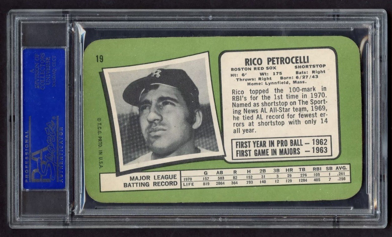 1971 Topps Super - #19 Rico Petrocelli for sale online | eBay