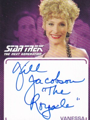 Star Trek The Next Generation Archives & Inscriptions Jillian Jacobson ...