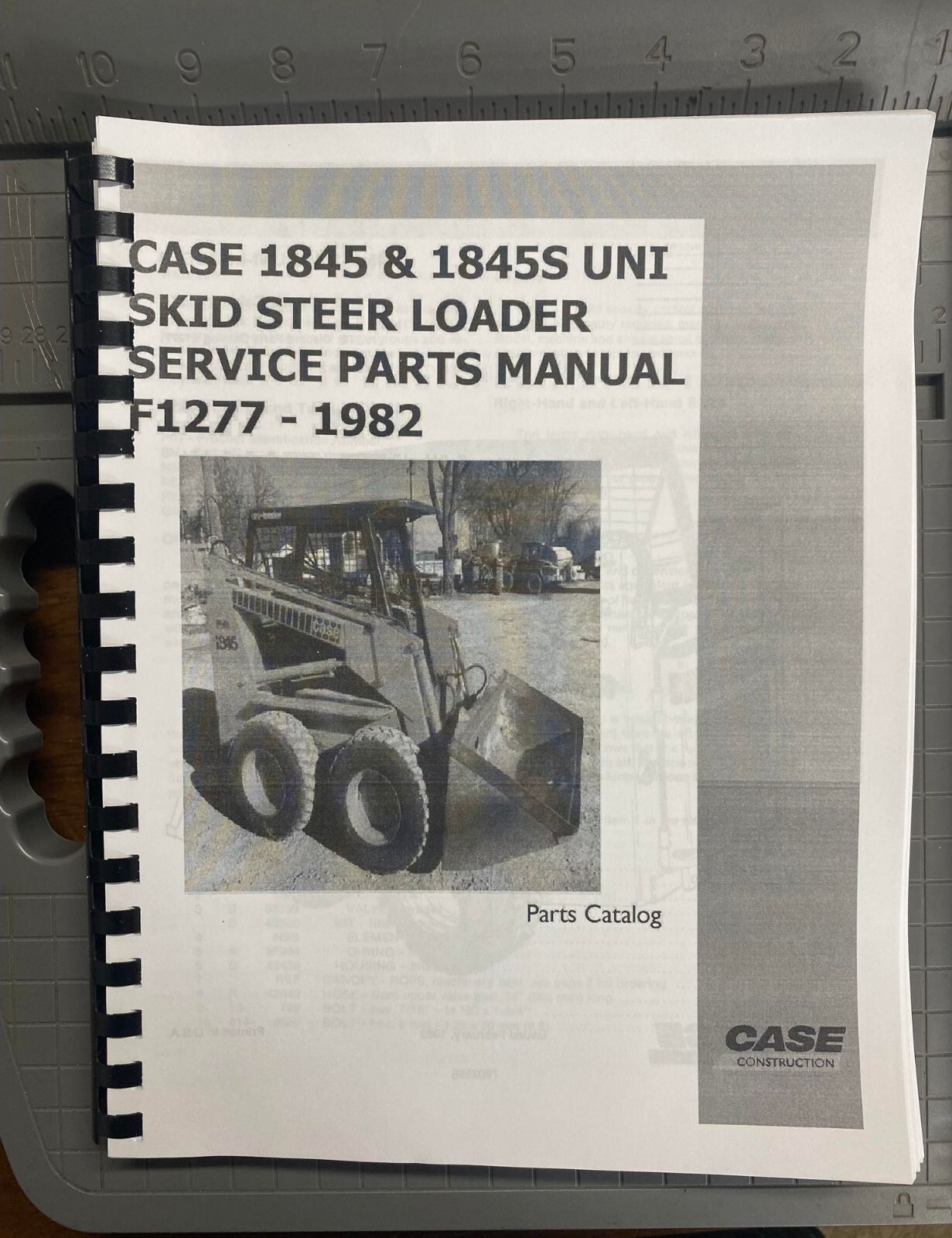 1845 SERVICE PARTS MANUAL CASE 1845 1845S UNI SKID STEER LOADER F1277 ...
