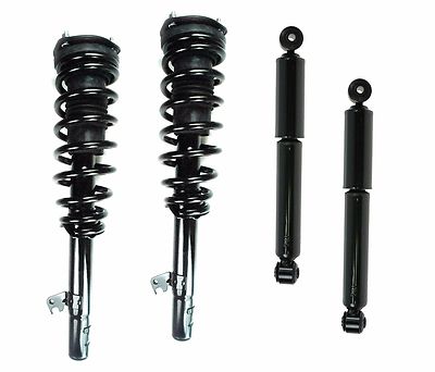Full Set 2 Front Complete Struts + 2 Rear Shocks Ford Fusion 2.3L 4cyl ...