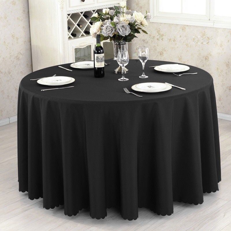 Plain Tablecloth Table Cover Cloth Banquet Wedding Cafes Rectangle ...