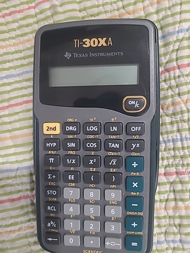 Texas Instruments TI-30XA Scientific Handheld Calculator With Case | eBay