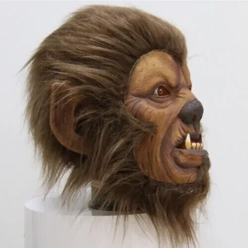 Horror Scary Beast Werewolf Mask Demon Halloween Moonnight Wolf Cosplay ...