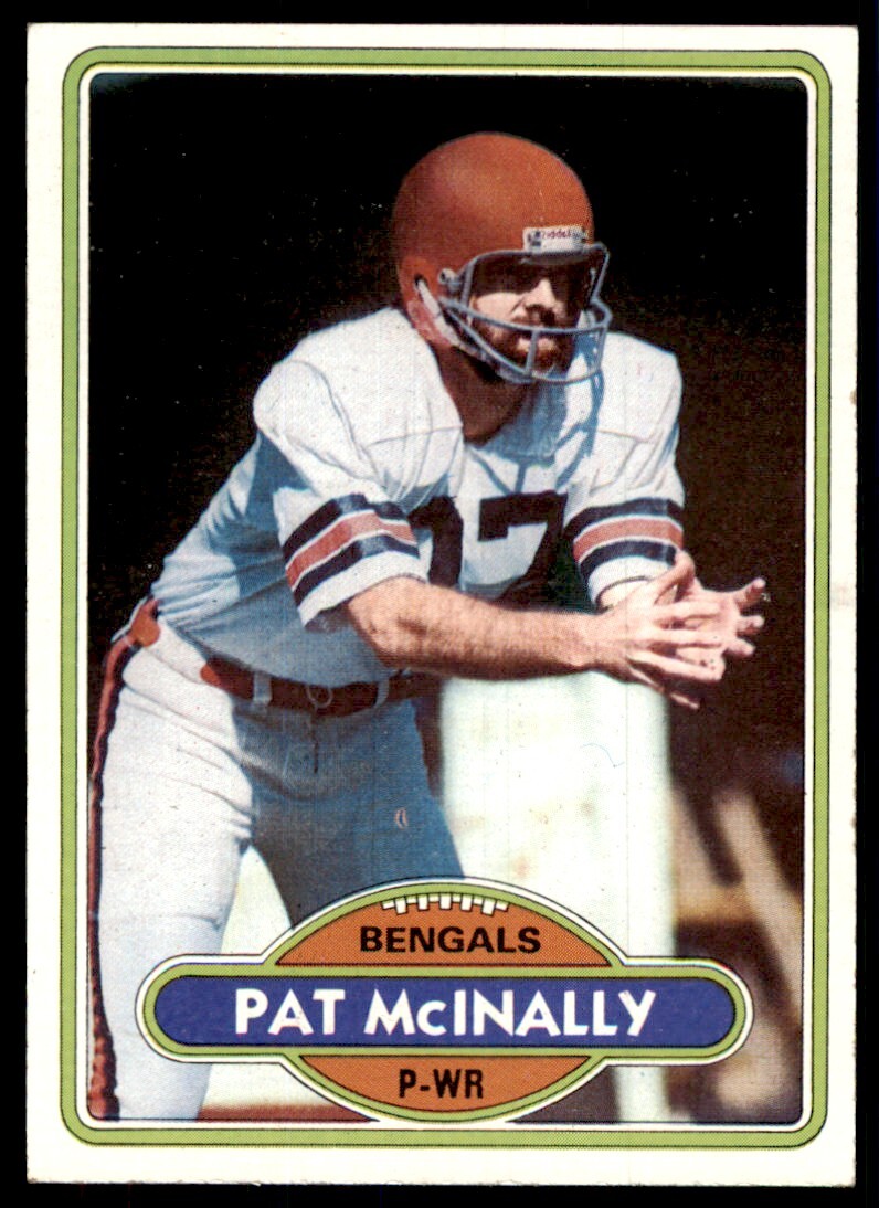 1980 Topps Pat McInally Football Card Cincinnati Bengals #268 | eBay