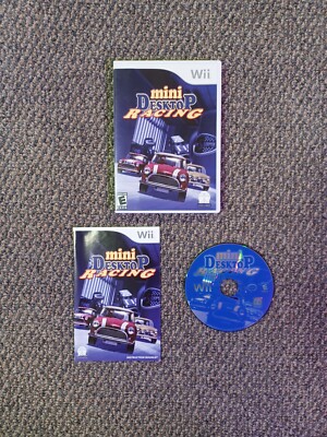 Mini Desktop Racing (Nintendo Wii, 2007) Complete 815315000757| eBay
