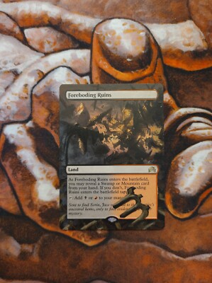 Magic the Gathering Foreboding Ruins Hand Painted Unique Custom MTG ...