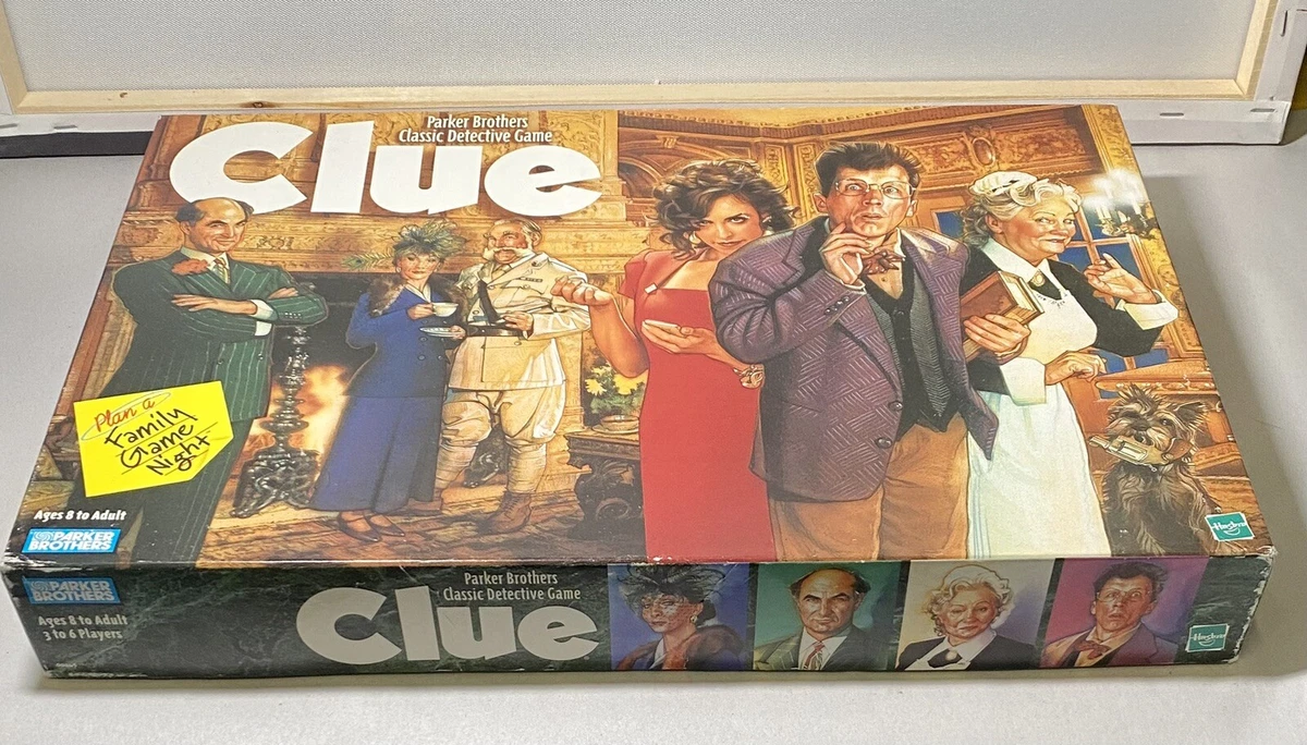 1996 Clue Game Box