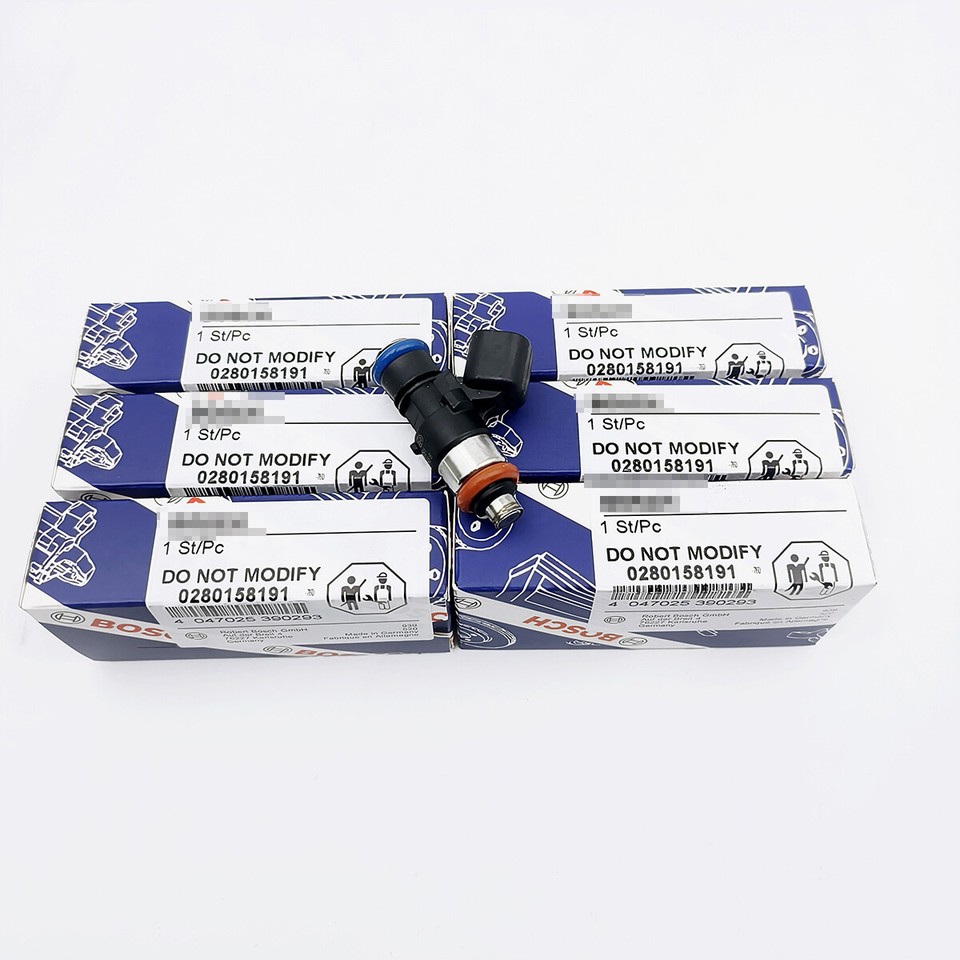6PCS Original BOSCH OEM Ford Fuel Injectors 0280158191 2011-2017 3.5L 3 ...