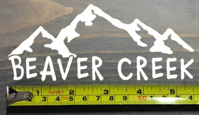 Beaver Creek Decal Sticker 5.5" Colorado Ski Mountain Vail Breckenridge ...