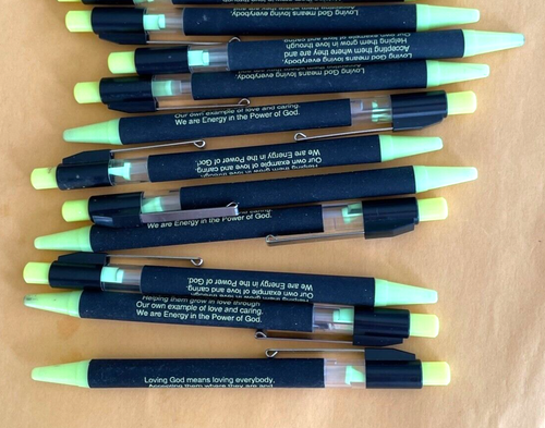 12 Christian Message Pens God Love Jesus Churg Religious Prayer Verse ...