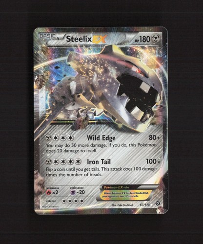 Steelix EX 67/114 XY Steam Siege Ultra Rare Holo Pokemon Card NM | eBay