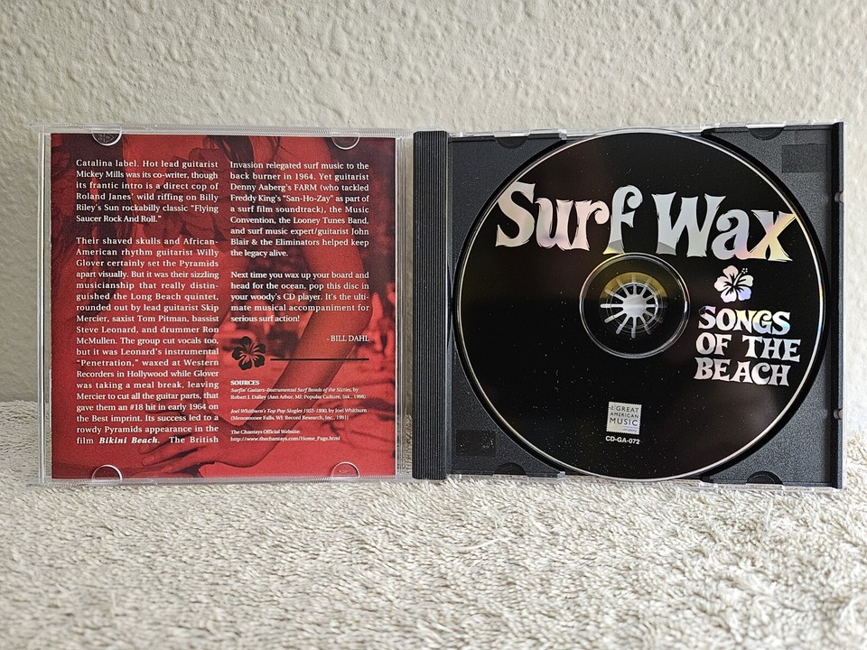 RARE - Surf Wax - Songs of the Beach (CD, 2009) Surf Compilation - 18 ...