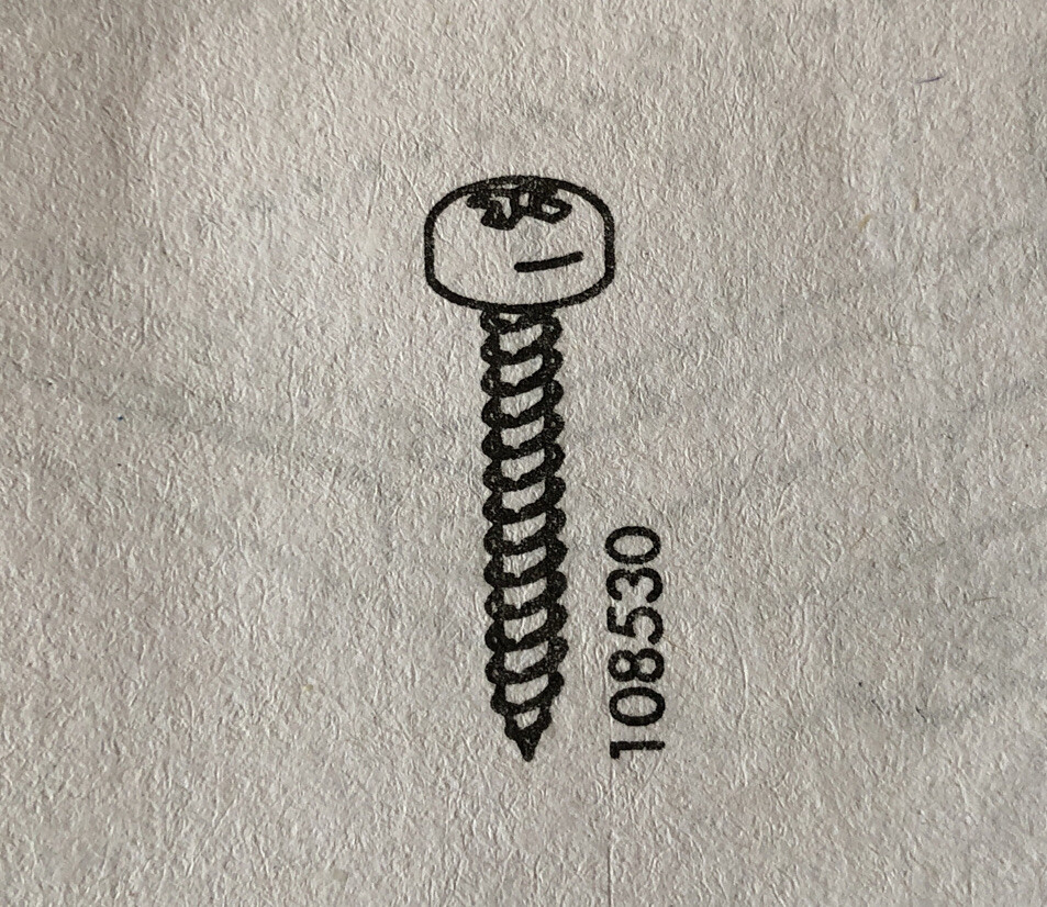 Pack Of 5 IKEA Screw Part # 108530 - NEW | eBay