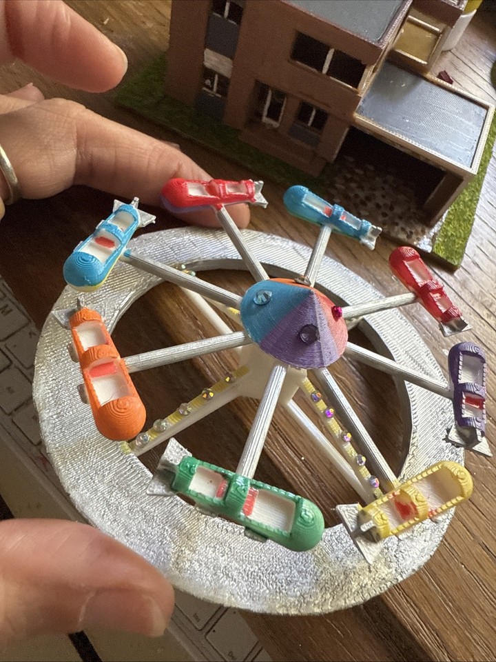 Ho Scale Flying Rockets Ship Kiddie Ride Carnival Festival Layout ...