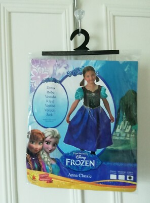 Rubie's Disney Frozen Anna Classic Fancy Dress Child Costume Medium 7-8 ...