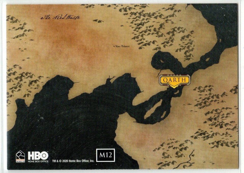 GAME OF THRONES THE COMPLETE SERIES MAPS OF THE REALM M12 VAES DOTHRAK ...