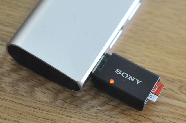 Genuine Sony Memory Stick Micro MicroSD & microSDHC USB Card Reader Mrw ...