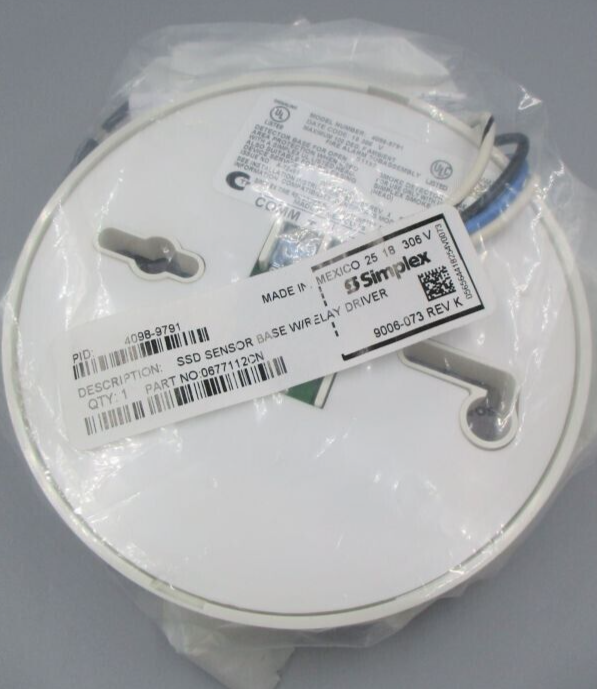 SIMPLEX 4098-9791 SSD SENSOR BASE WITH RELAY | eBay