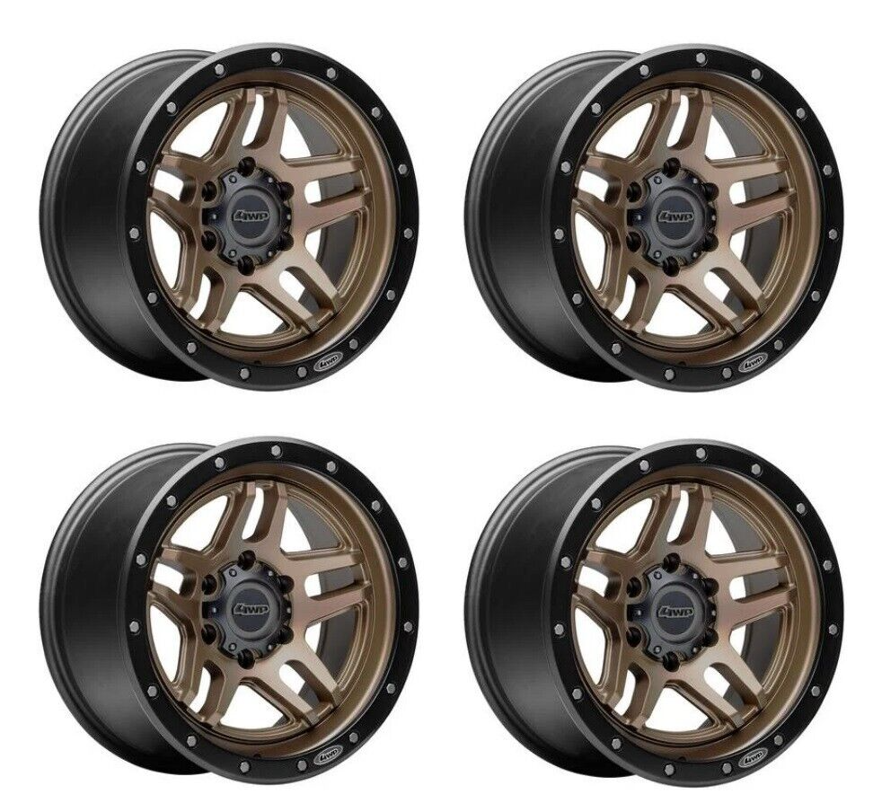 Set of 4 17x8.5 Bronze Wheels for 2001-2023 Toyota Tacoma 0 offset 4 ...