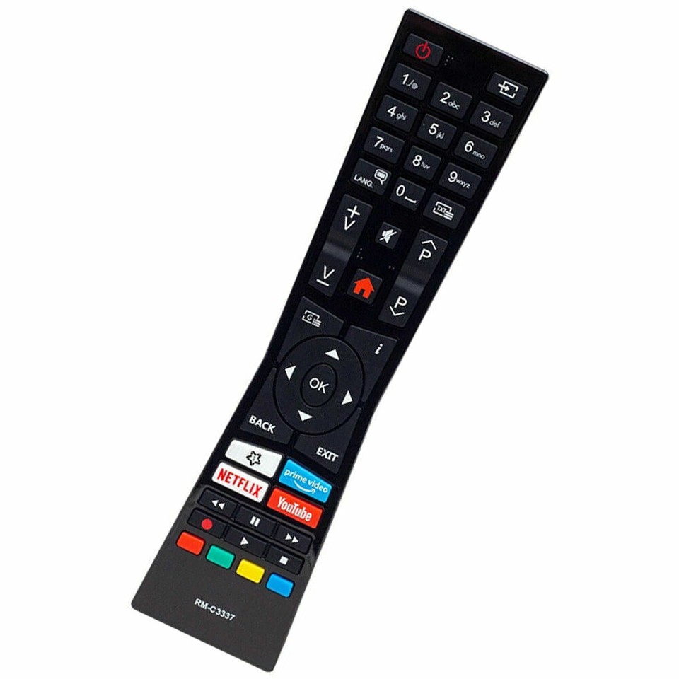 New RM-C3337 For JVC Smart TV Remote Control LT-40V55LU LT-40V65LUA LT ...