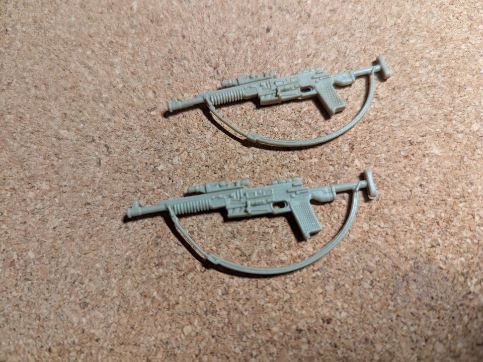 Star Wars Vintage Kenner Rebel Commando Gun X2 Laser Rifle Blaster ...