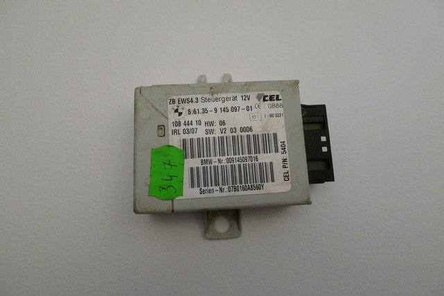 BMW X5 (e53) 2002 Petrol Immobiliser Control Unit 61359145097 Val3203 ...