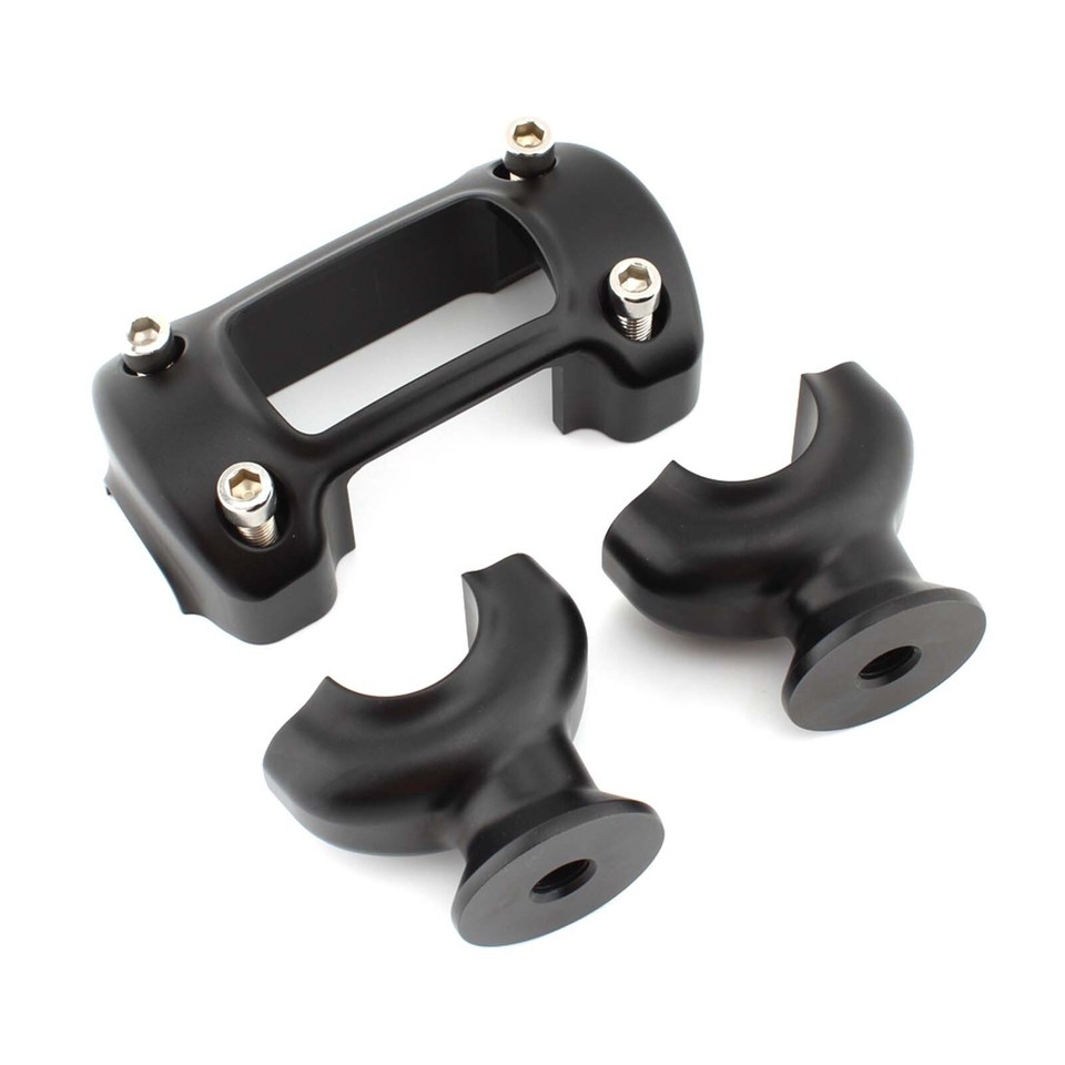 1.25 inch Handlebar Risers Top Clamp Kit For Harley Softail Dyna Street ...