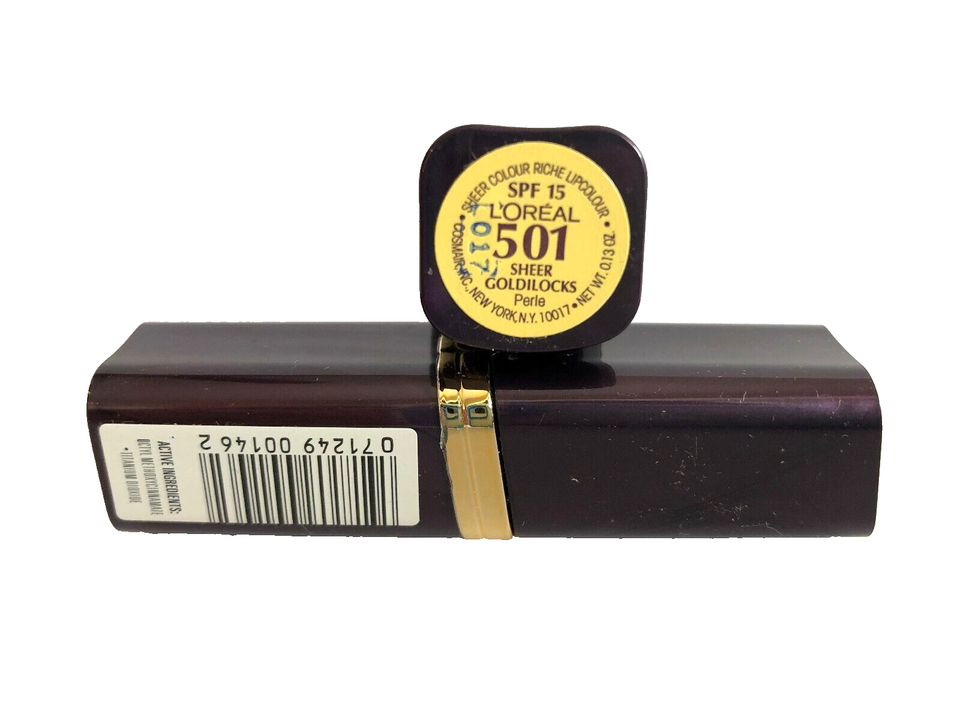 L'Oreal Colour Riche Lipstick # 501 SHEER GOLDILOCKS Perle NEW | eBay