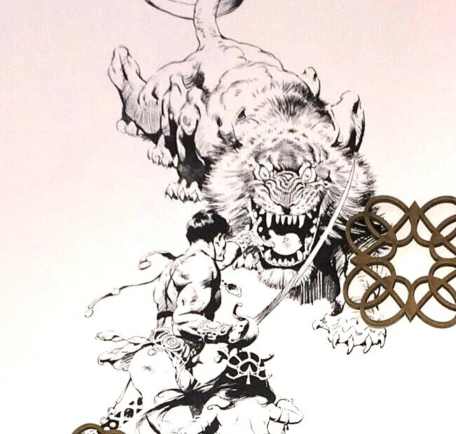 Frank Frazetta Sketch