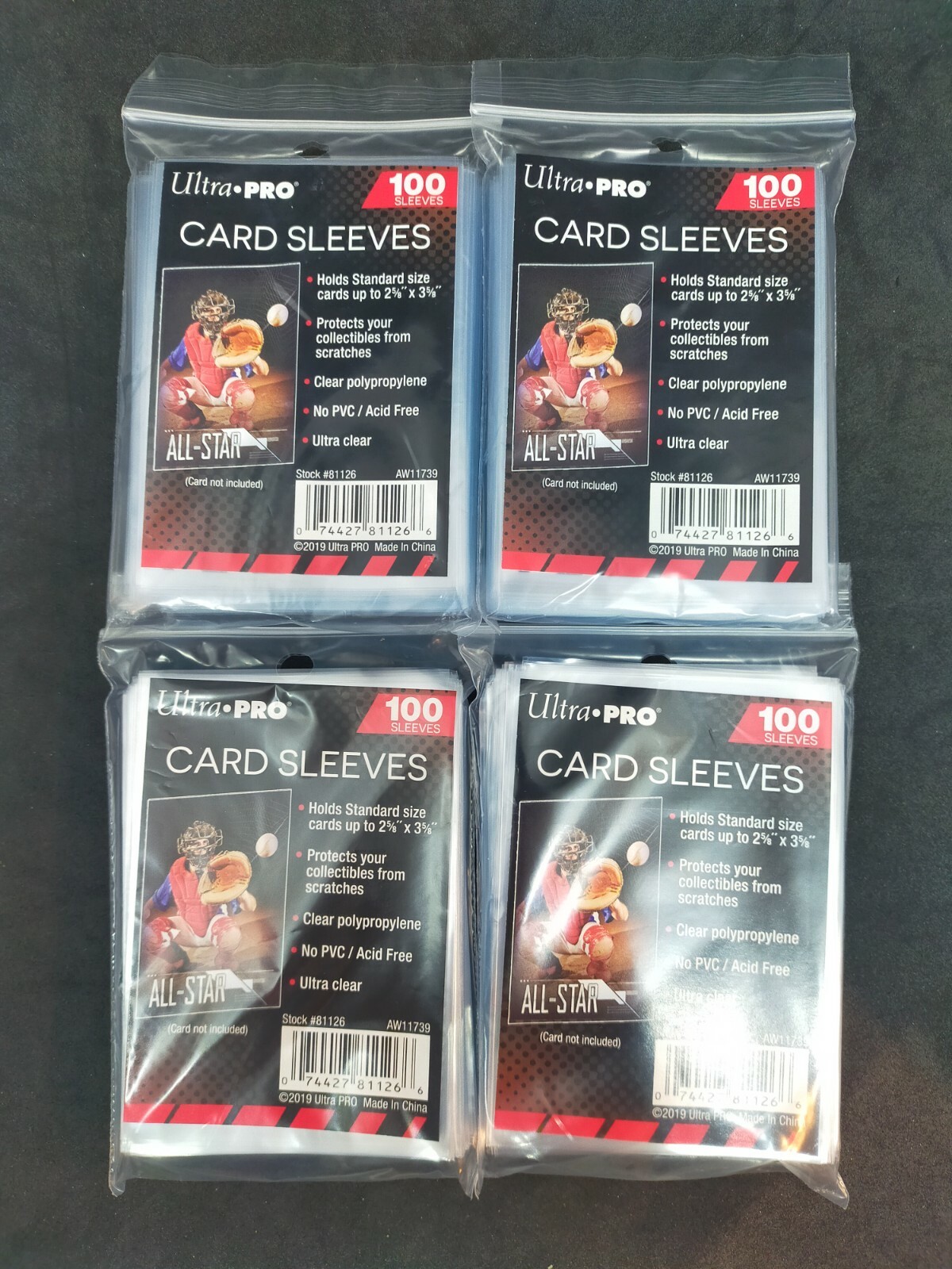 Set of 400 Ultra Pro sleeve pouches for Pokemon, Magic, Yu Gi Oh cards ...