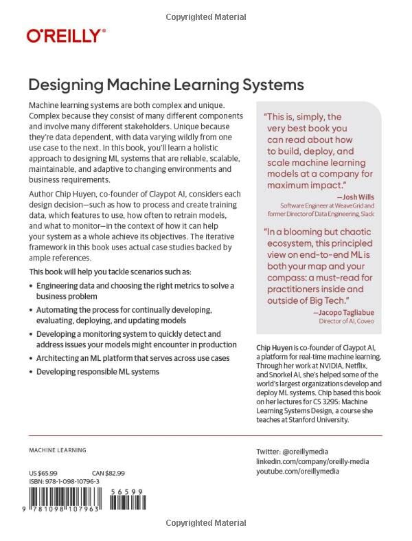 Designing Machine Learning Systems : An Iterative Process - CHIP HUYEN ...