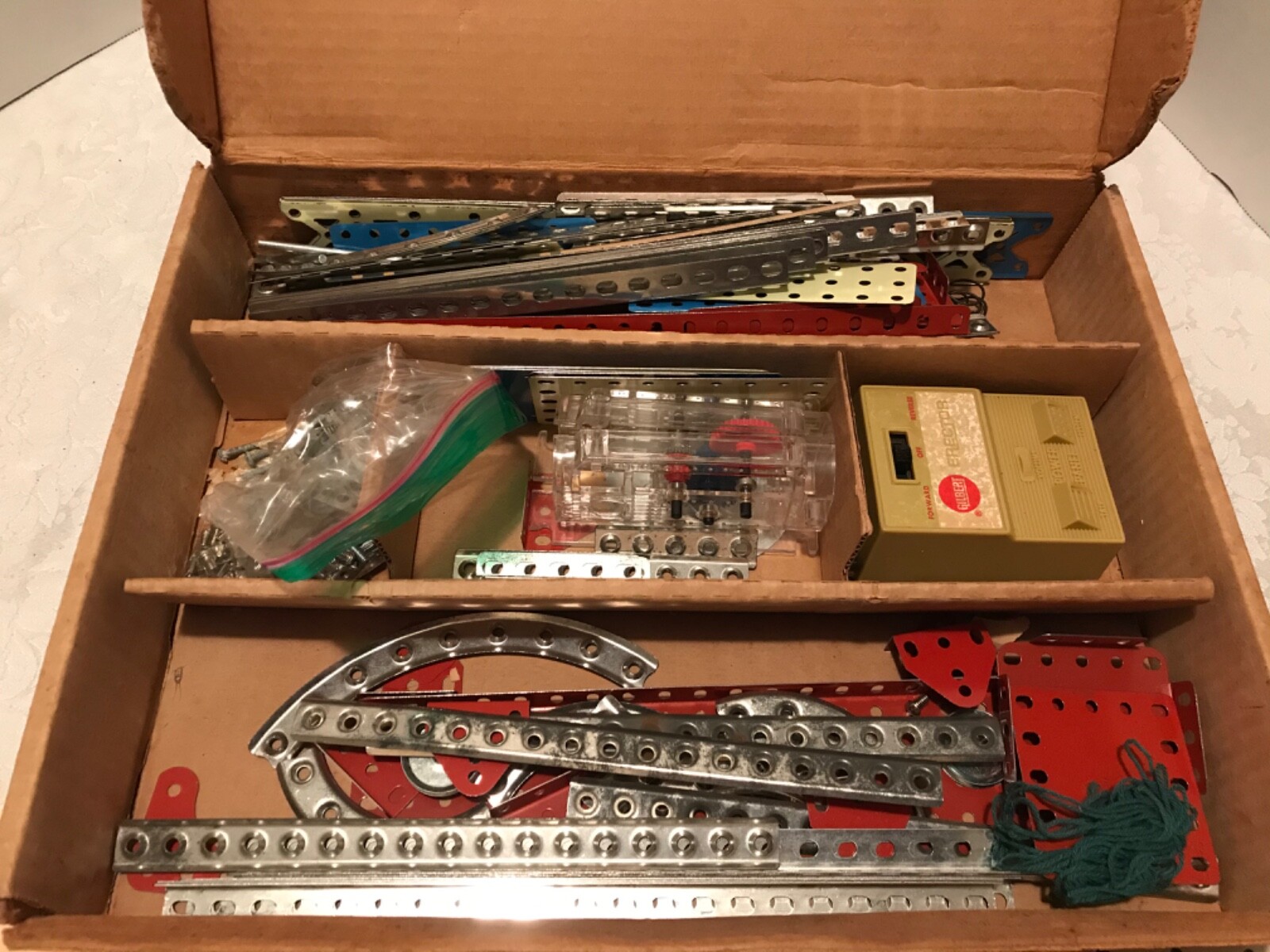Vintage1964 Gabriel Gilbert Erector Set motorized w remote original box ...