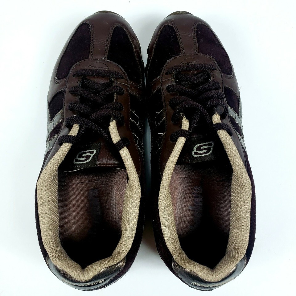 Skechers 21062 Brown Leather Speedsters Shoes Size 6.5 | eBay