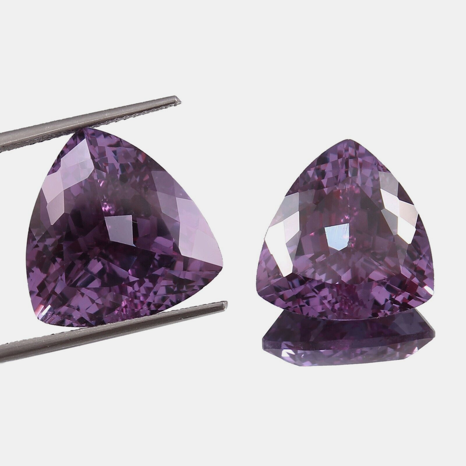 Extra Fine Natural Ceylon Violet Spinel Loose Trillion Gemstone Cut ...