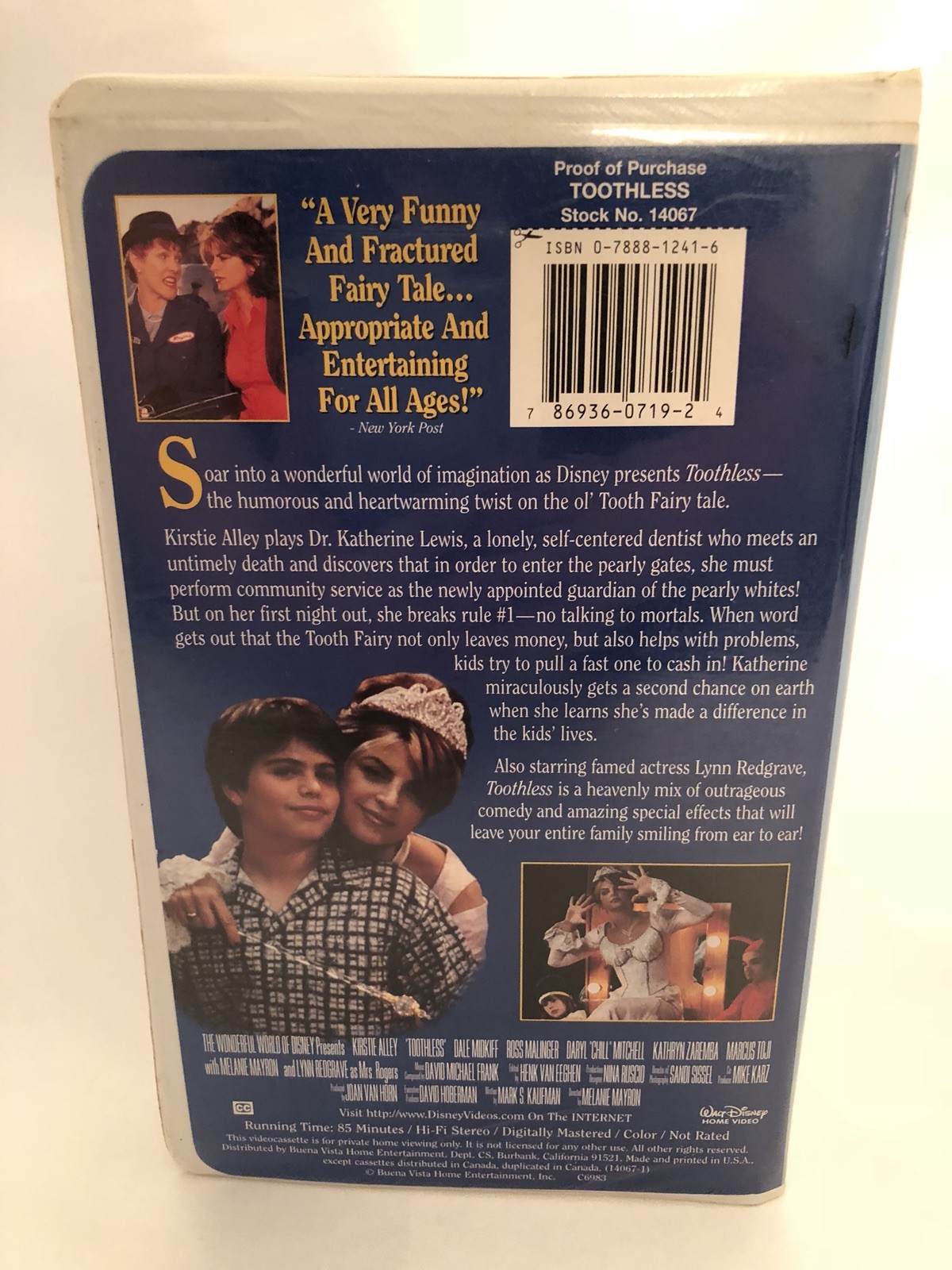 TOOTHLESS Clamshell VHS 1998 | eBay