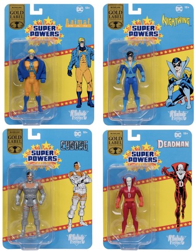 DC McFarlane Super Powers Wave 11 Figure Set Cyborg Deadman Animal Man ...