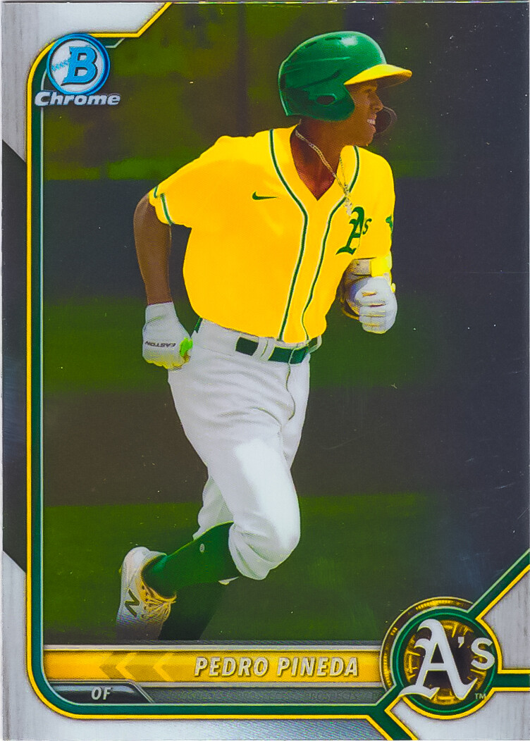 Pedro Pineda 2022 Bowman Chrome Prospects Card #BCP-94 Oakland ...