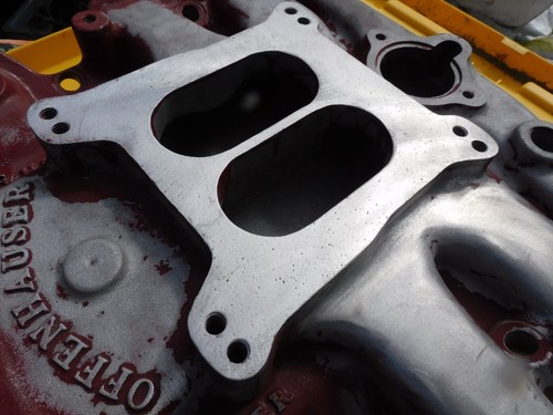 Offenhauser 2x4 Dual Quad Oldsmobile 455 Intake Manifold 5589 Cutlass ...