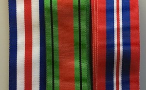Full Size British Military Medal Ribbons World War 2, 6" lengths ...