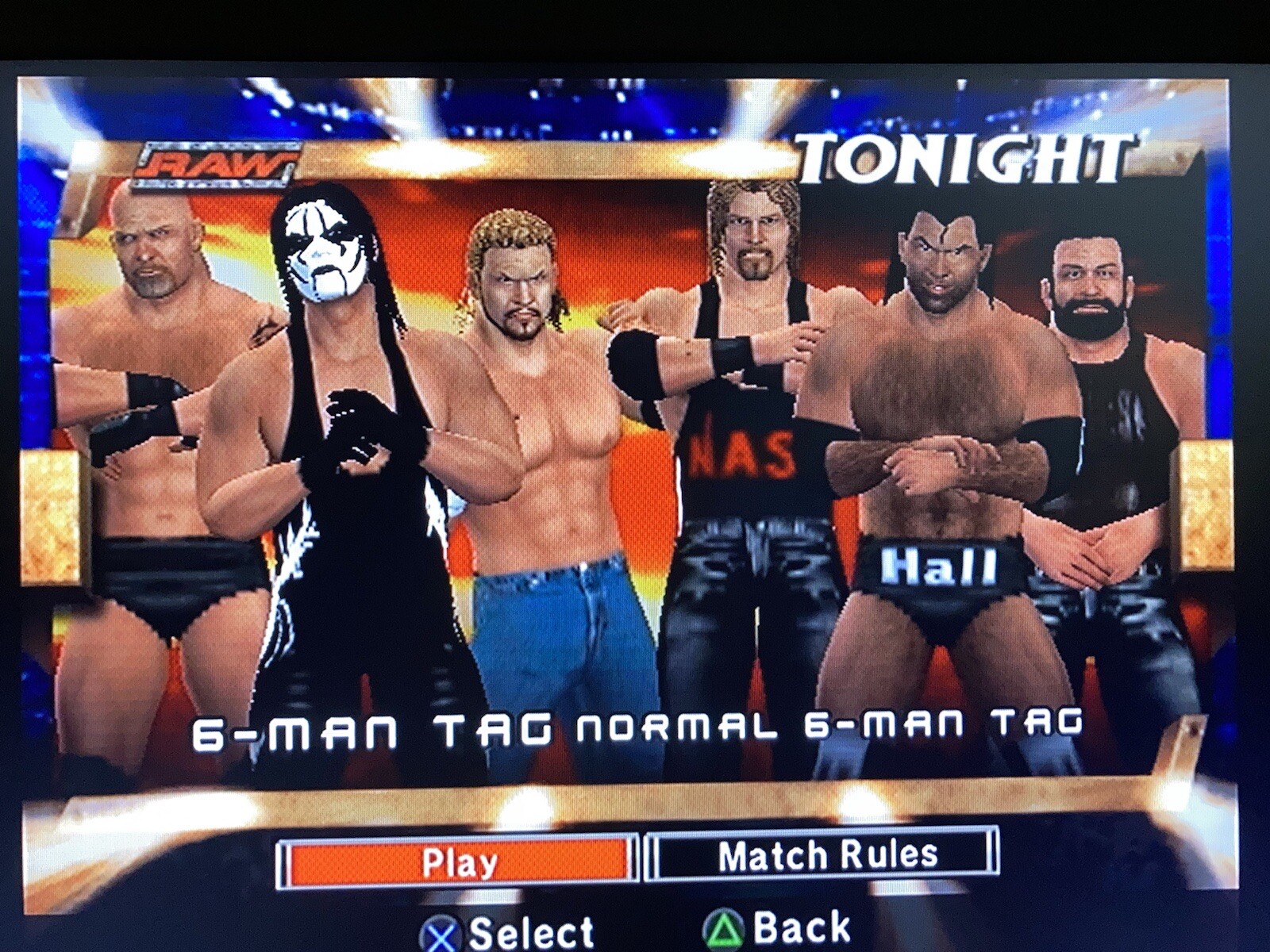 WWE Smackdown vs Raw 2007 100% Unlocked Legends PS2 PlayStation 2 WCW ...