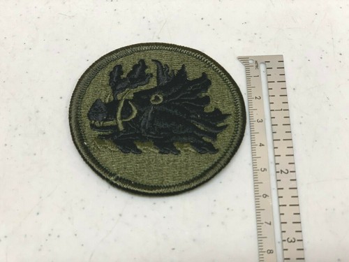 US ARMY GEORGIA NATIONAL GUARD HQ SUBDUED EMBROIDERED PATCH OD GREEN ...