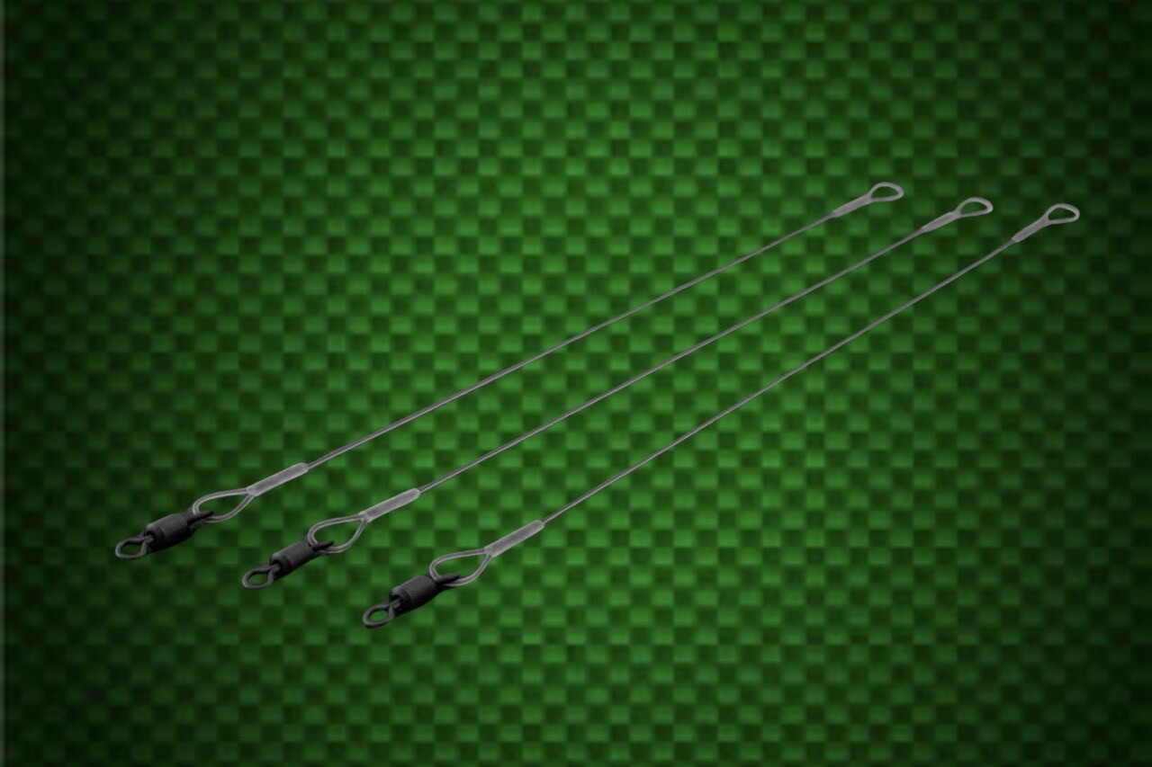 FUSED BOOMS READY TIED FOR HINGE STIFF RIG WITH SIZE 8 SWIVEL.S. 3 PER ...