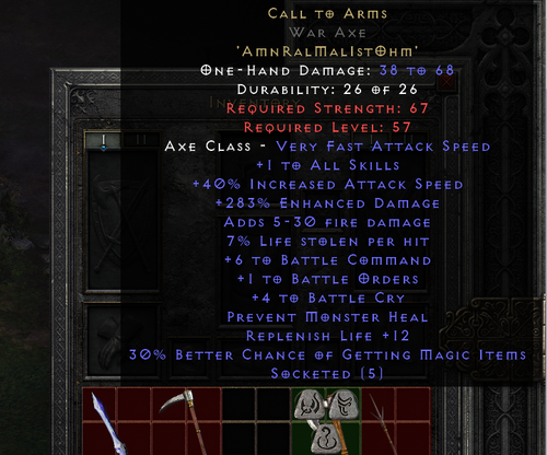 D2R Diablo CTA Battle Orders Call To Arms D2R PC Xbox Non Ladder SC | eBay