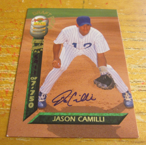 Jason Camilli 1994 Signature Rookies Draft Picks Signatures #39 #'d ...