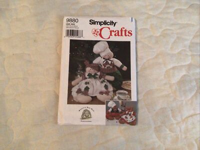Gingerbread Christmas Craft Sewing Pattern 16" Dolls Simplicity 9880 | eBay